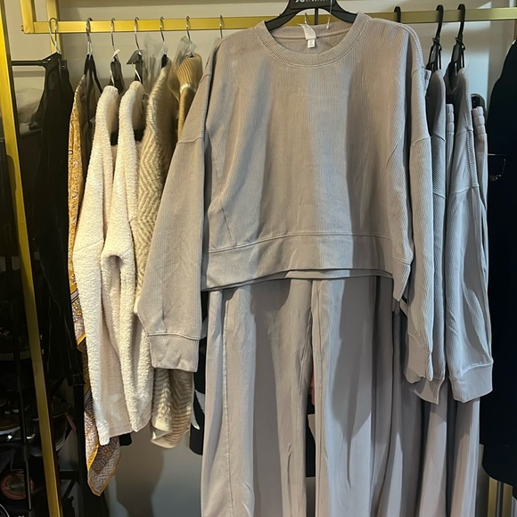 Tops | 9 Degree By Reflex 2 Piece Scuba Rib Set | Poshmark